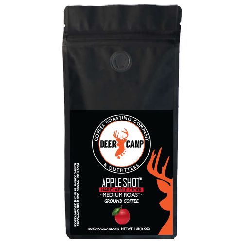 DEER CAMP® Coffee Apple Shot – Hard Apple Cider Flavor Medium Roast ...